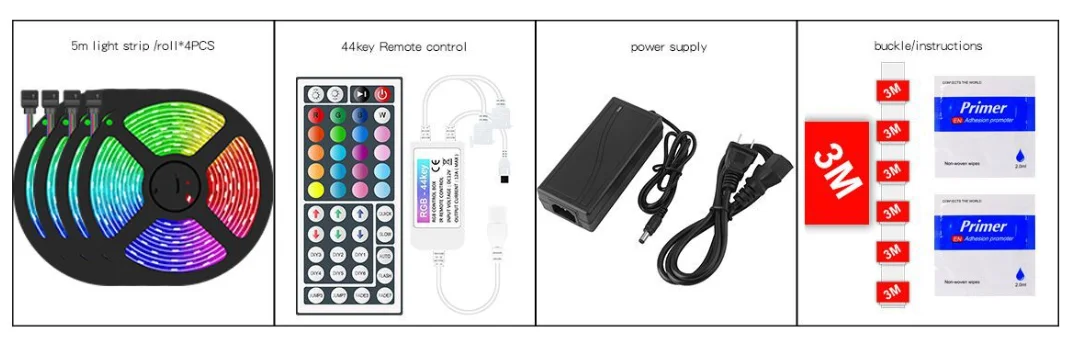 Tenmiro 65.6ft Led Strip Lights Ultra Long 20m Rgb 5050 Color Changing ...