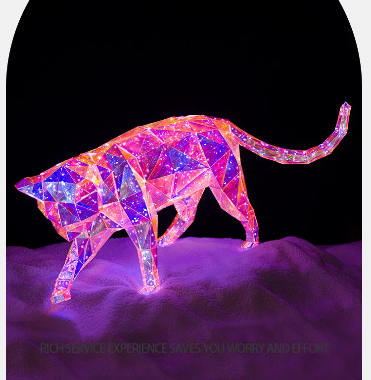 Festival LED Lights Ornament - Cheetah Led Lights Decor