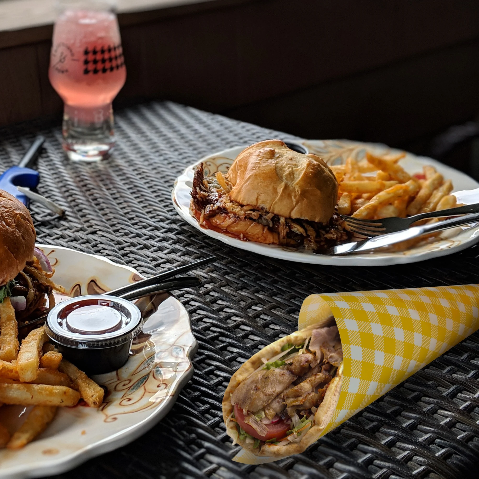 Yellow Greaseproof Paper Gingham Black Burger Wrap - Buy Greaseproof ...