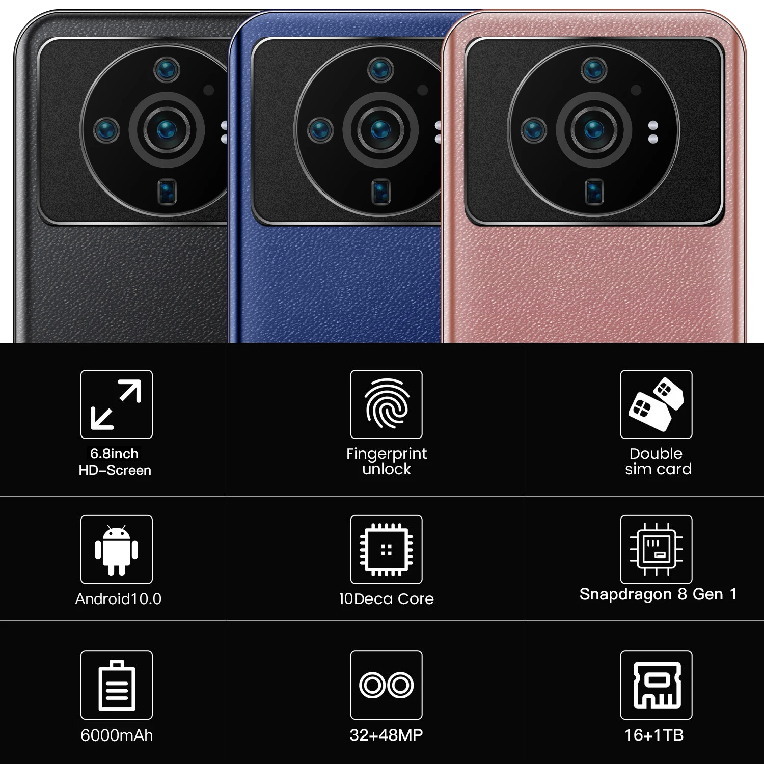 X90 Pro + Plus 5g Smartphone 6.78" 2k E6 Amoled Snapdragon8 Gen2 50mp ...