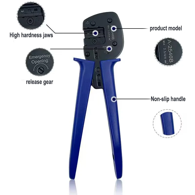 Solar Pv Crimping Stripper Tools 270mm Cutting Multi Pliers A-2546b ...