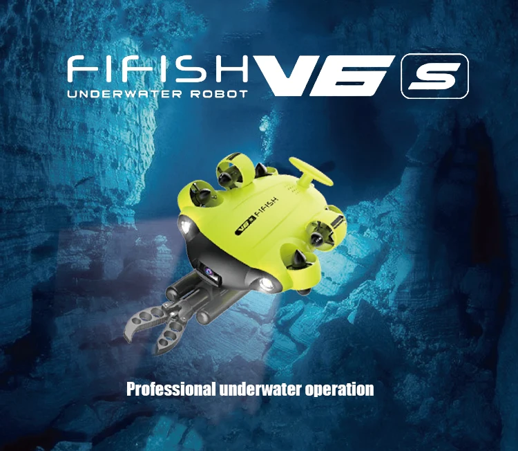 FIFISH V6S Underwater Drone OMNI-Directional Compact ROV With 4K UHD ...