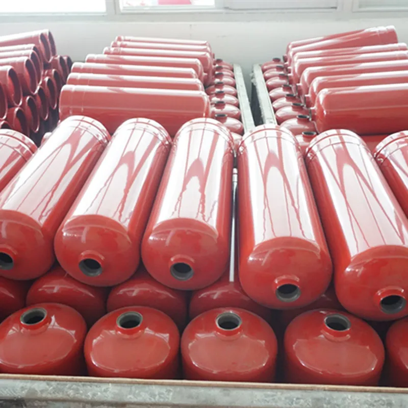 Empty Fire Extinguisher Cylinder With Full Accessories Of Valve Hose ...