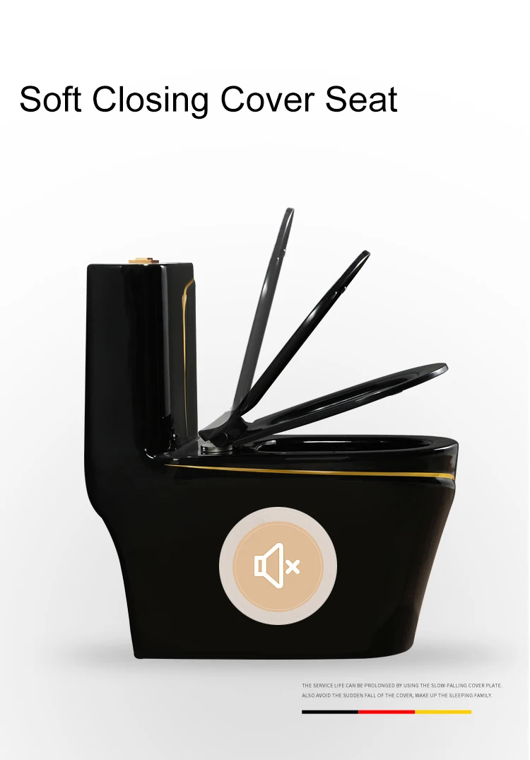 Luxury Ceramic Toilet - Modern, Dual-Flush Pedestal Sink