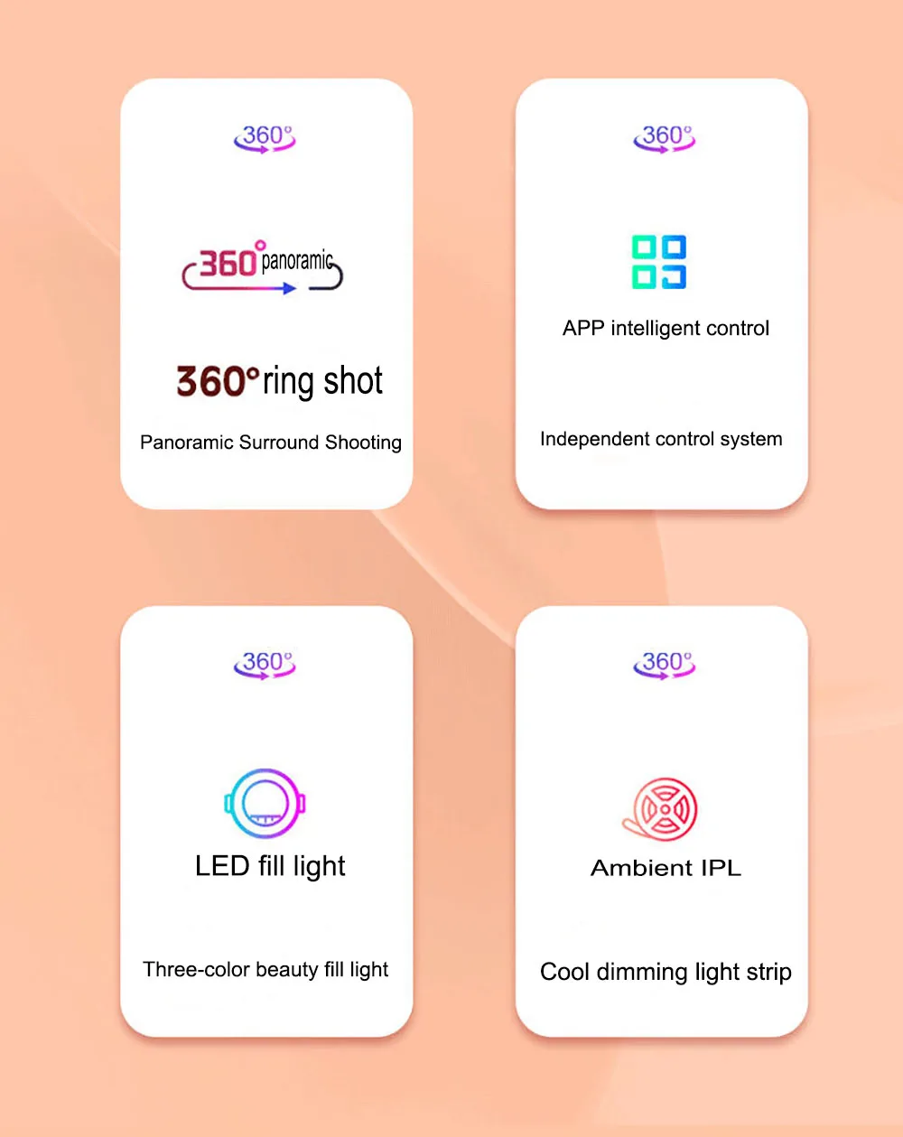 360 Photo Booth Party Rotating Shooting Stage 360 Degree Omni ...