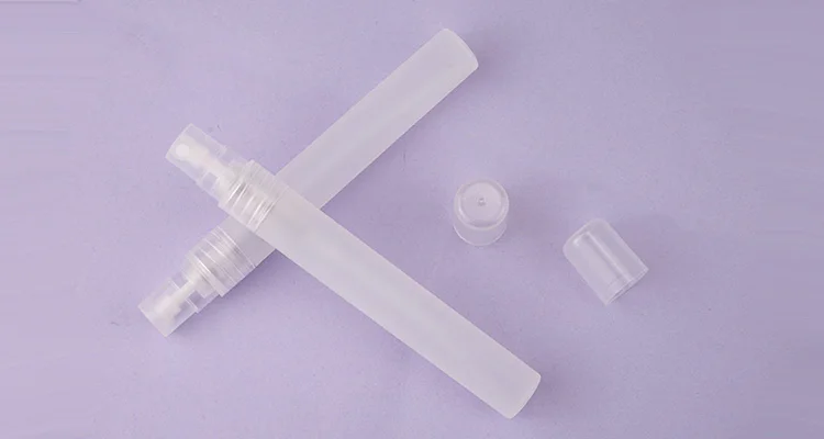 Perfume Pencil Bottle Plastic Frosted Perfume Bottle Round Shaped 5ml ...
