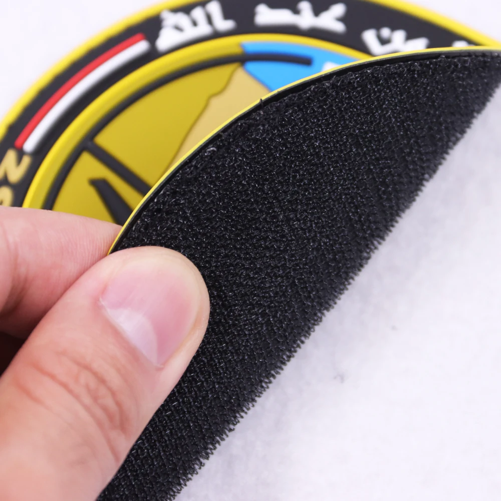 Hat Pvc Patches Custom Logo Heat Press Sew Iron On Embossed Rubber ...