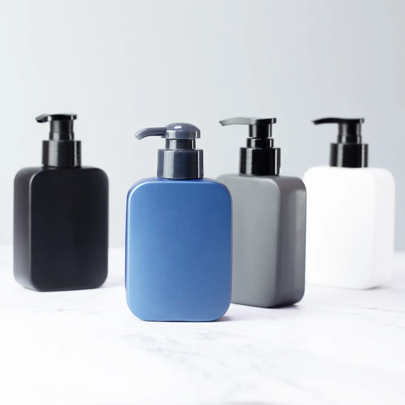 Custom Hdpe Square Shampoo Pump Bottle. 100ml 150ml 200ml 300ml 500ml ...