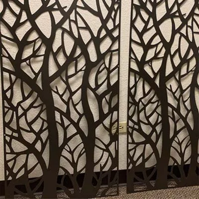 Laser Cut Decorative Outdoor Garden Privacy Art Metal Screens Panels ...