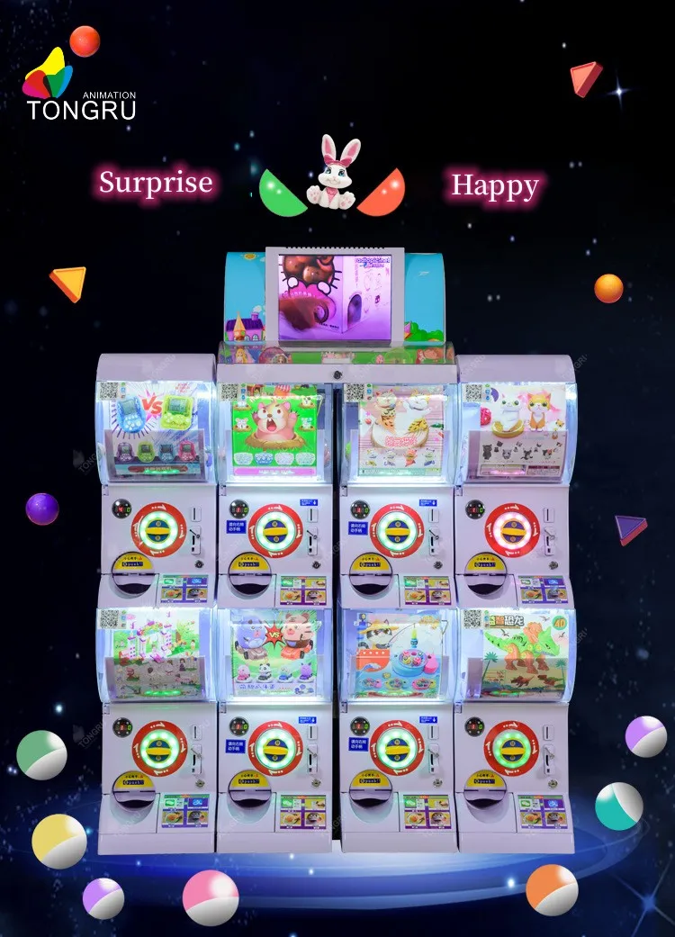 Capsule Toys Machine Floor Standing Gacha Twist Gift Game Capsule Toy ...