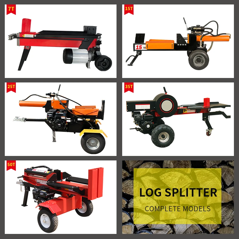 25t Fast Splitting Wood Log Splitter Hydraulic Vertical And Horizontal ...