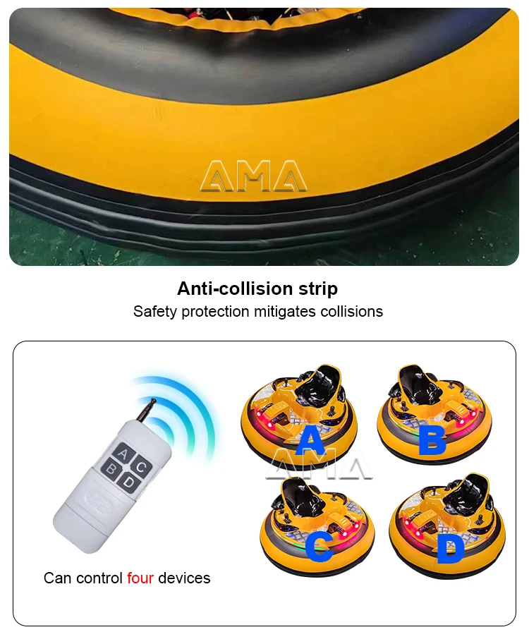 AMA Inflatable Bumper Cars - Fun for Kids at Amusement Parks