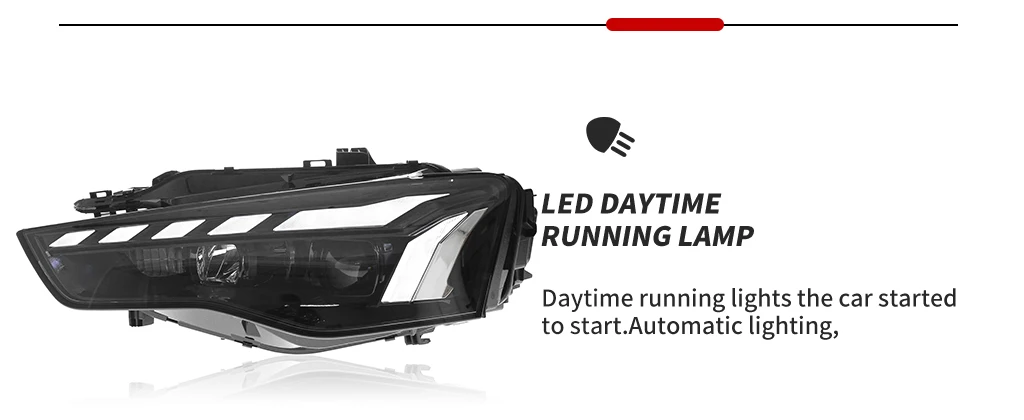 JUSHUN LED Lights DRL Day Running Lights Tuning Car Accessories for ...