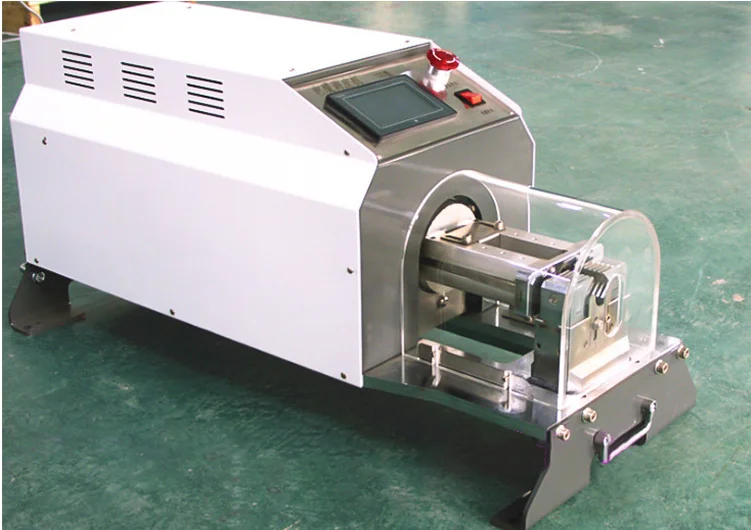 Automotive Rotating Blade Knife Wire Cable Stripping Machine with PLC ...