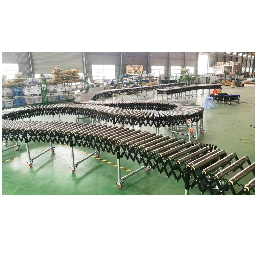 Sentao Flexible Telescopic Motorized Roller Conveyor - Buy Roller ...
