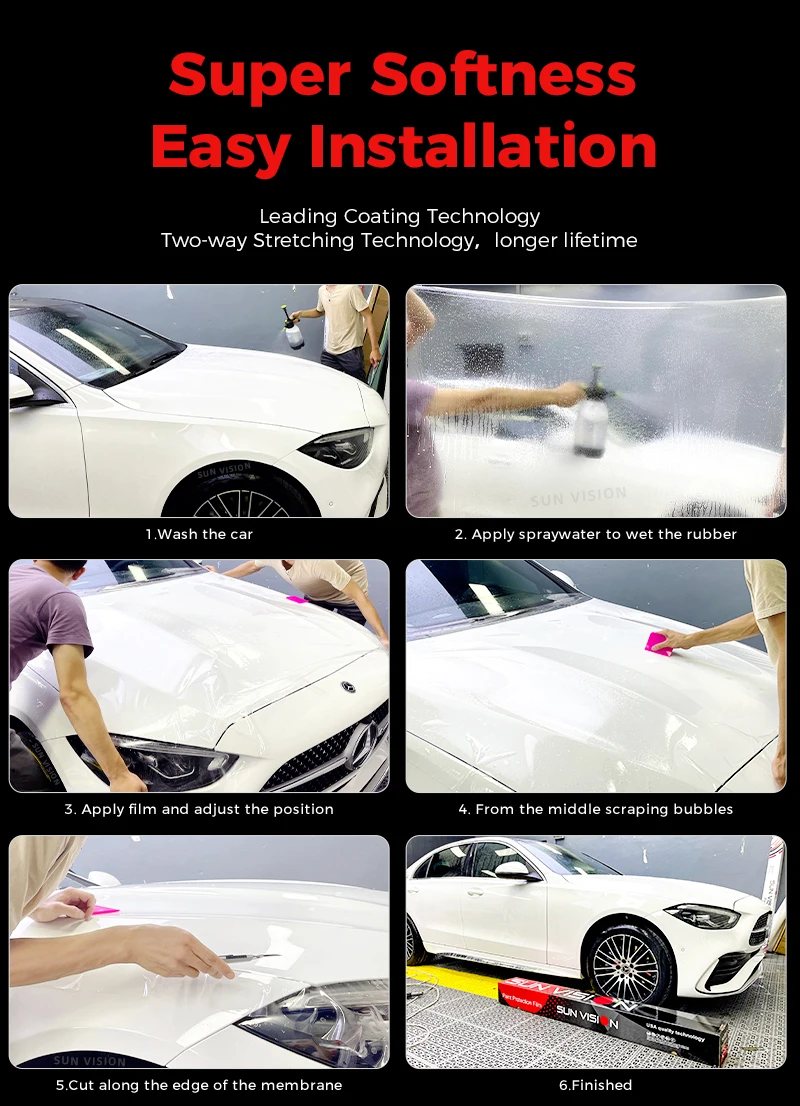 1.52*15m High Quality Heat Healing Clear PPF Japan TPU