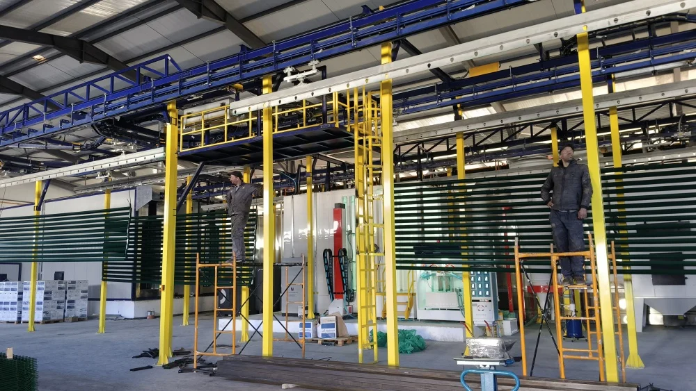 Wire Mesh Powder Coating Line - Buy Wire Mesh Powder Coating Line Fence ...