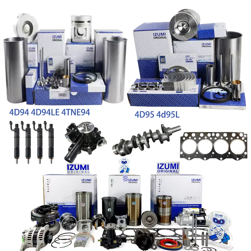 Overhaul Rebuild Kit Fit 4D95 4d95L 4D94 4D94LE 4TNE94 4D92 4D84 Engine ...
