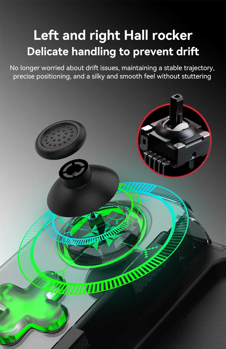 D7 Mobile Game Controller - Wireless Joystick for Android