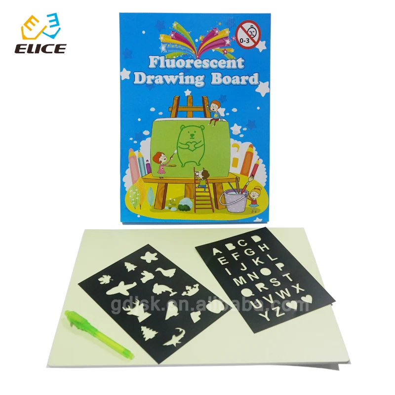 New Hot Fluorescent Children's Drawing Board A3 A4 A5 Educational Toy ...