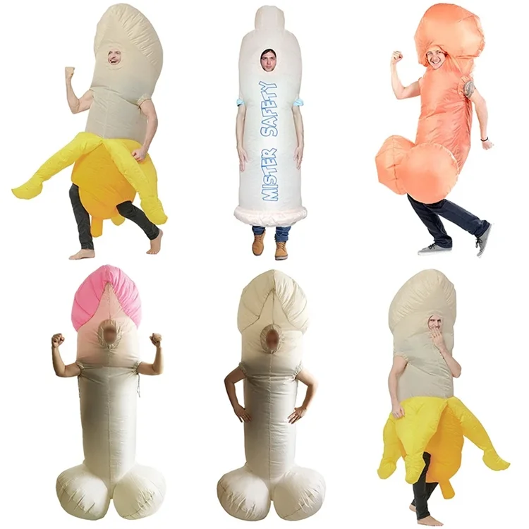 Polyester Funny Cosplay Blow Up Mascot Costume Adults Pecker Big Bird 2598