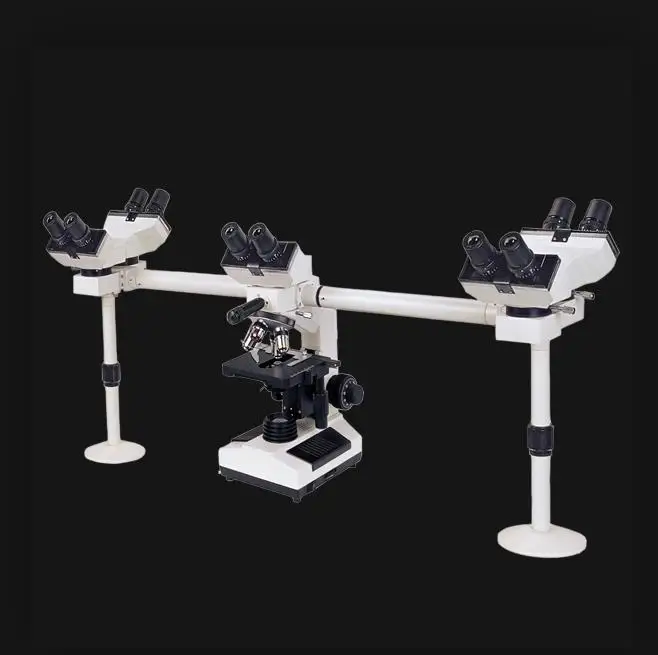 5 Head Multi Viewing Teaching Infinite Optical Biological Microscope ...