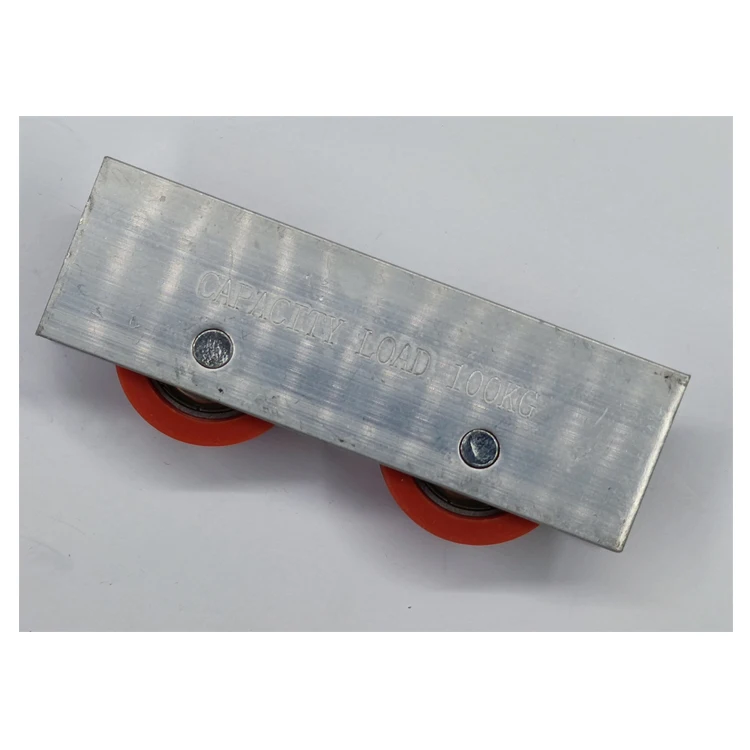 Aluminium Window Double Roller Sliding Door Track & Wheels