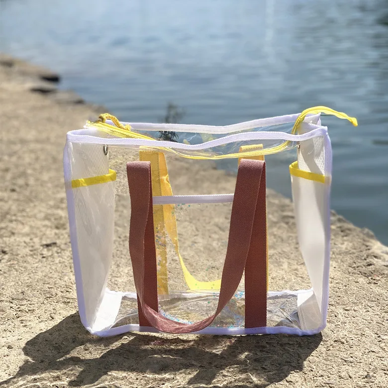 RTS 2022 Summer Hot Selling Instagram Clear PVC Beach Bag