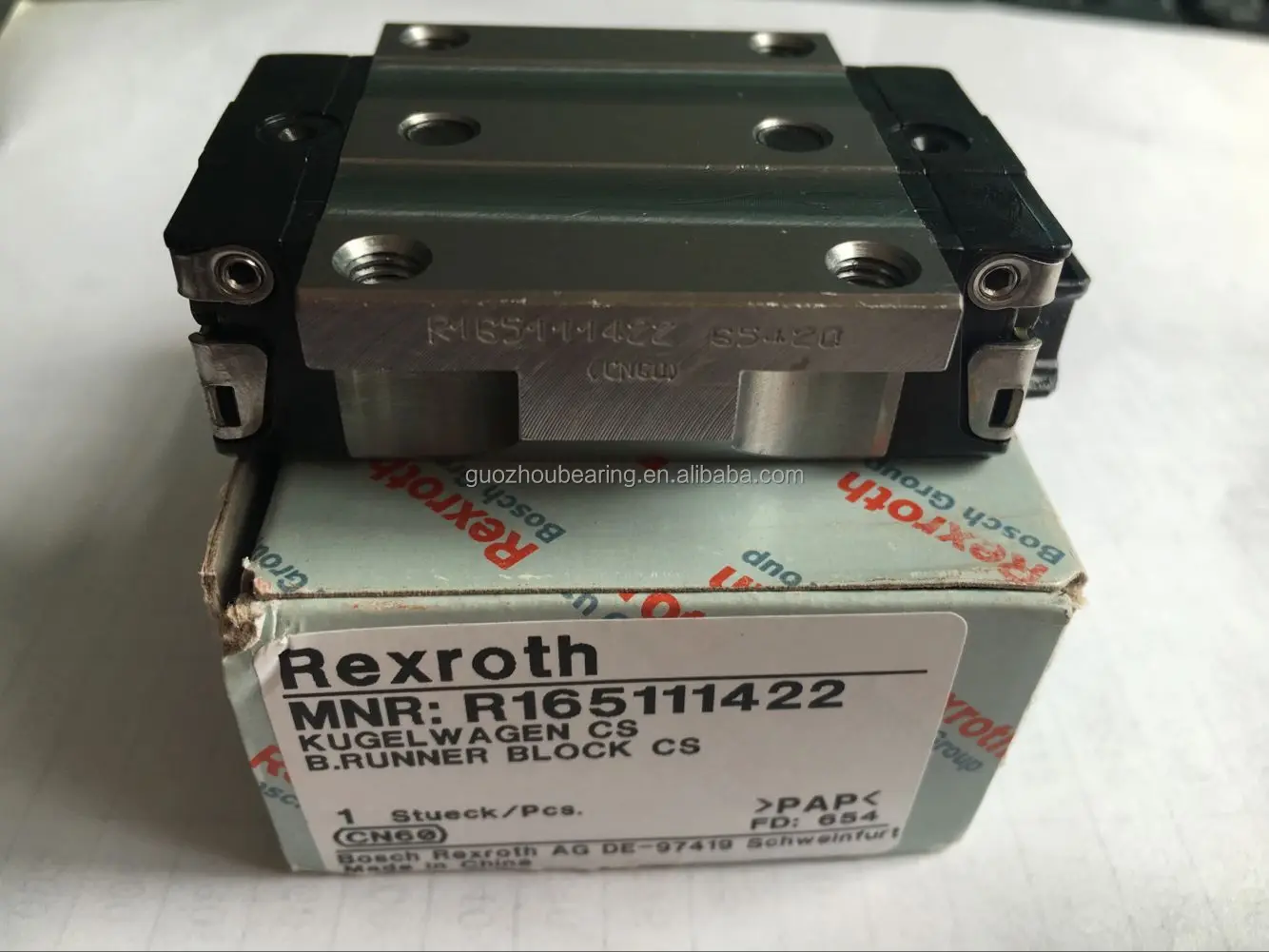 Rexroth Linear Slide - Chariot De Guidage R165111422