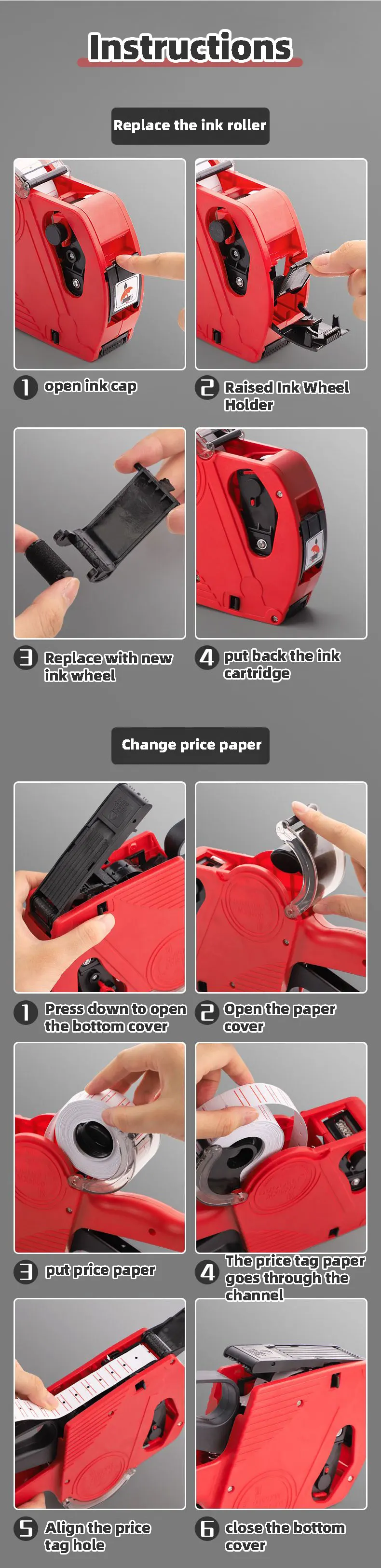 5500EOS Handheld Digital Tag Machine - Efficient Labeling