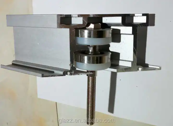 Desain Modern Partisi Kantor Aluminium Roda Tunggal,Rol Partisi Geser ...