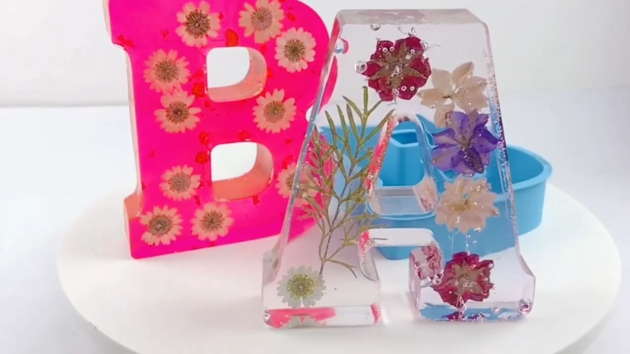 Arabic Letters Mold Epoxy Resin Candle English Letters Fondant Cake ...