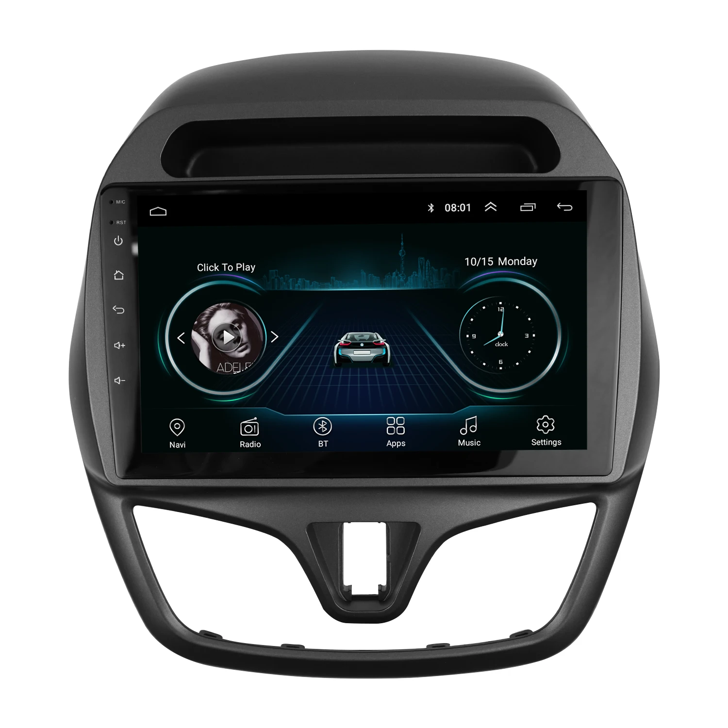 9 Inch Radio Fascia For Chevrolet Spark Beat Daewoo Matiz 2015 Dash Kit ...