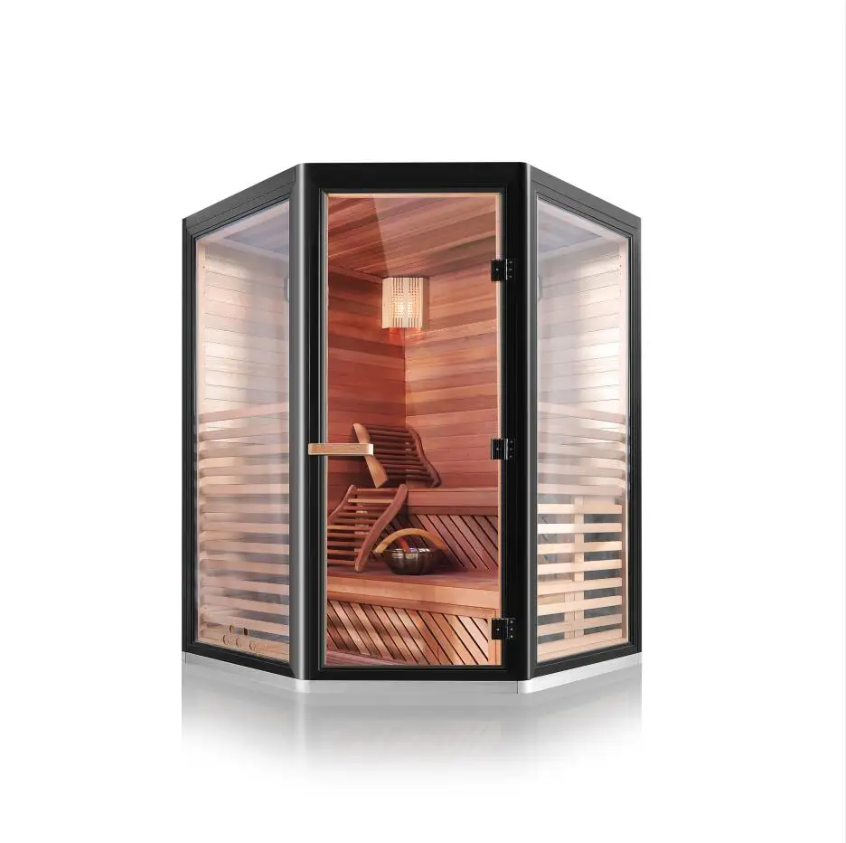 4-6 Person Luxury Wooden Indoor Sauna Factory Wholesale Traditional ...