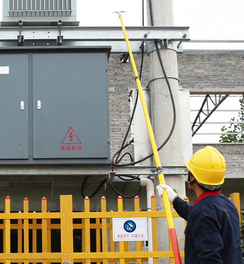 Lineman Tools - High Voltage Triangle Fiberglass Hot Stick