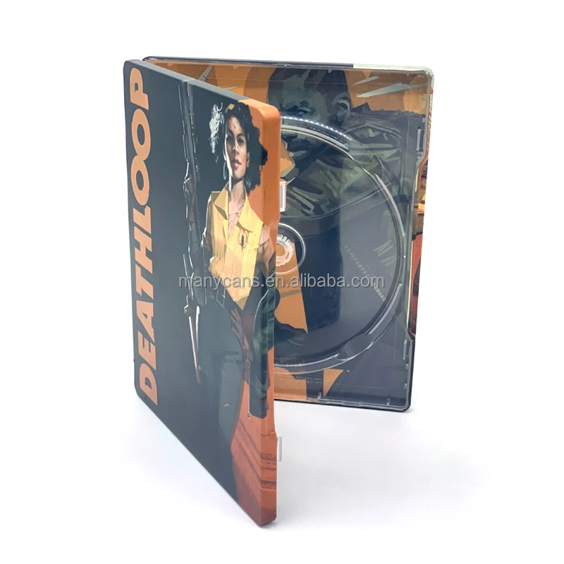 Custom Printed CD/DVD Metal Tin Case - Recyclable & Durable