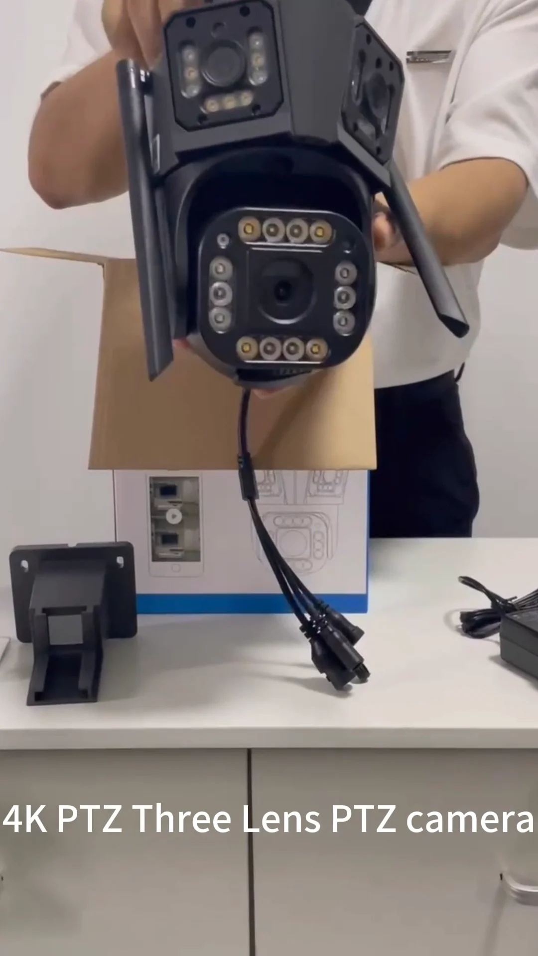 Outdoor 8mp 10x Optical Zoom Wireless Surveillance Wifi Security Camera ...