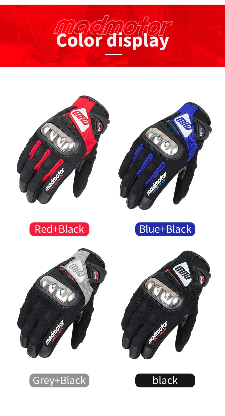 Madmotor Direct Off-road Mtb Mx Motorcycle Gloves Motocross Dirt Bike ...