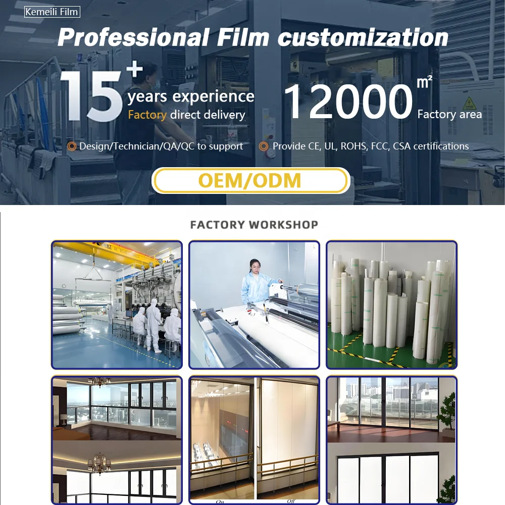 Pdlc Film in Roll - Smart Privacy Glass for Home & Office