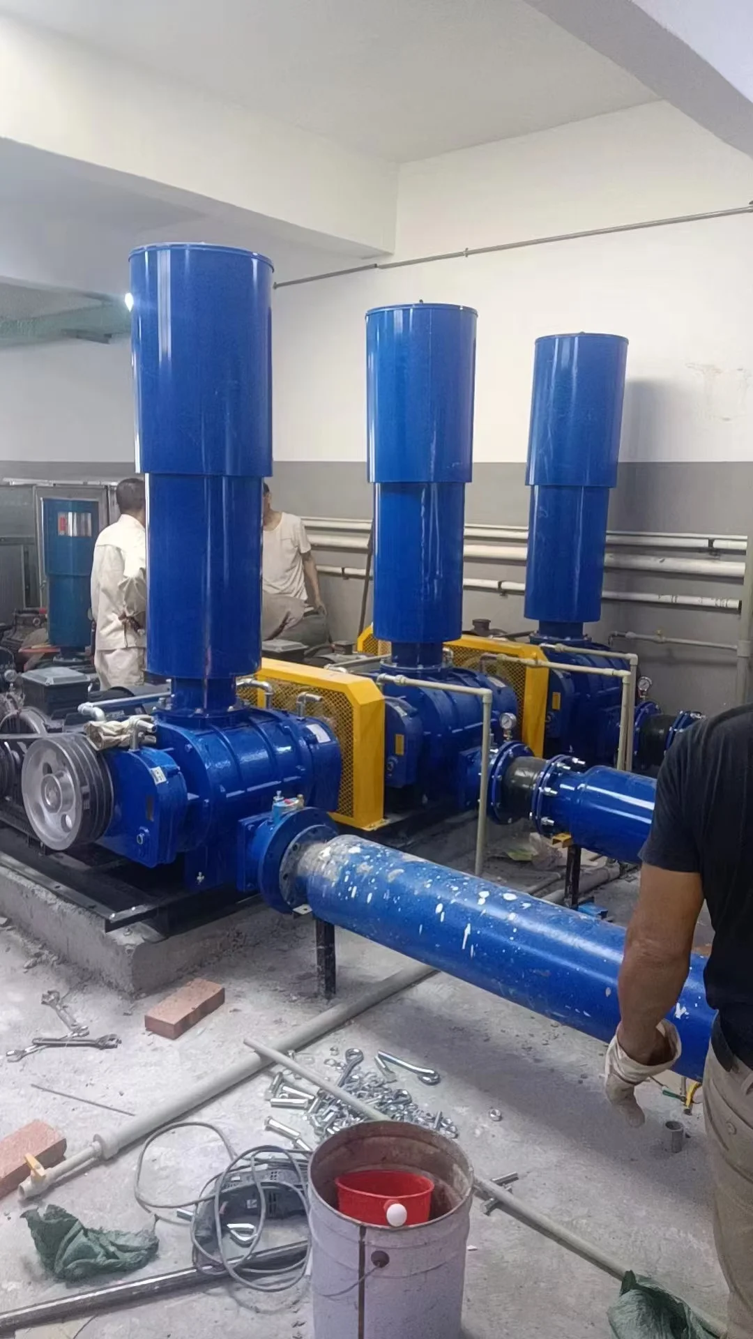 7.5kw Dual-Stage Biogas Transfer Electric Pump Air Blower with Durable ...