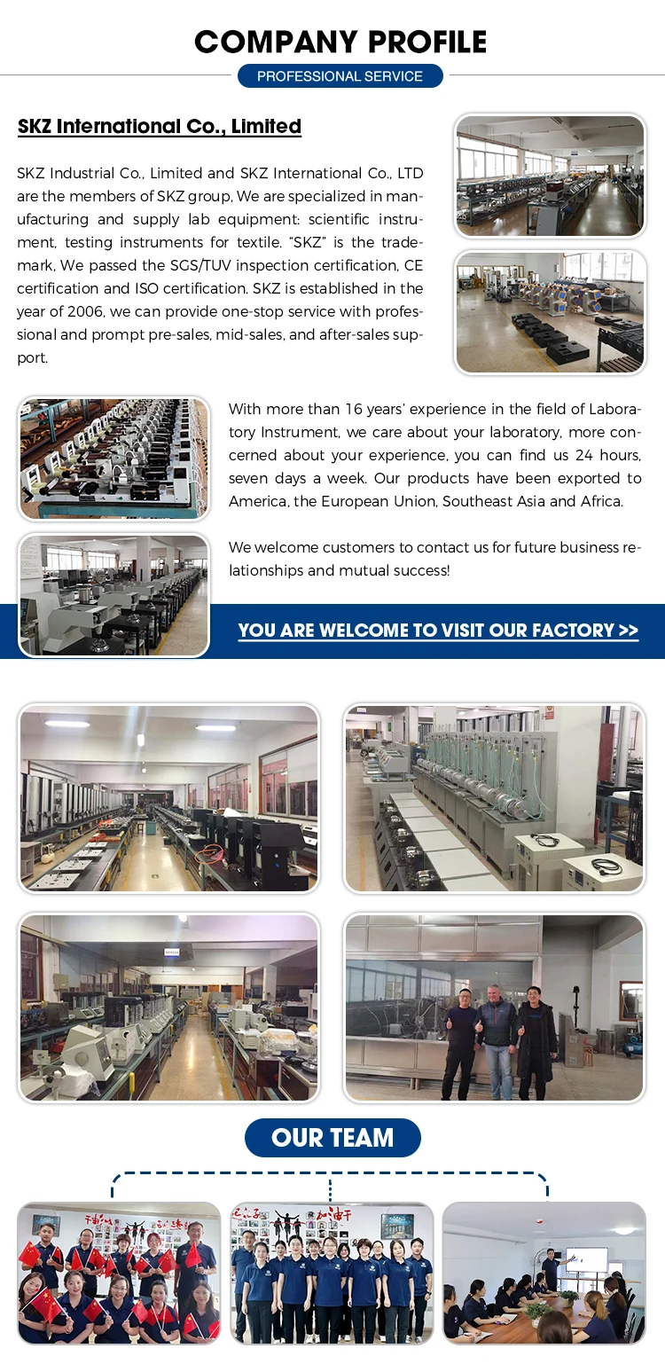 Laboratory Skz173f-20 Iso1420 Bs En20811 Aatcc127 Fabric Resistance ...