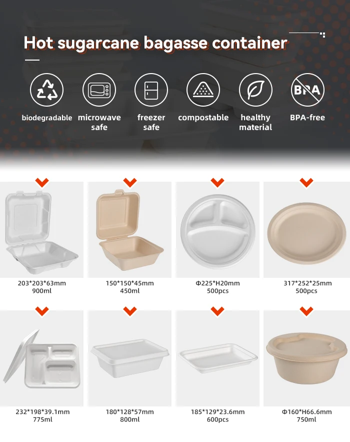 Multifunctional 4 Compartment To Go Containers Microwave Safe Meal Prep ...