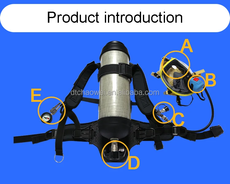 Great Standard Air Supply Breathing Apparatus Scba Protection Self ...