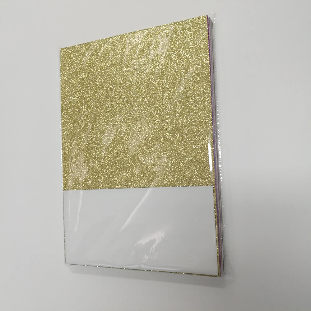 250gsm A4 Glitter Paper Card No Glitter Shedding Single Side - Buy ...