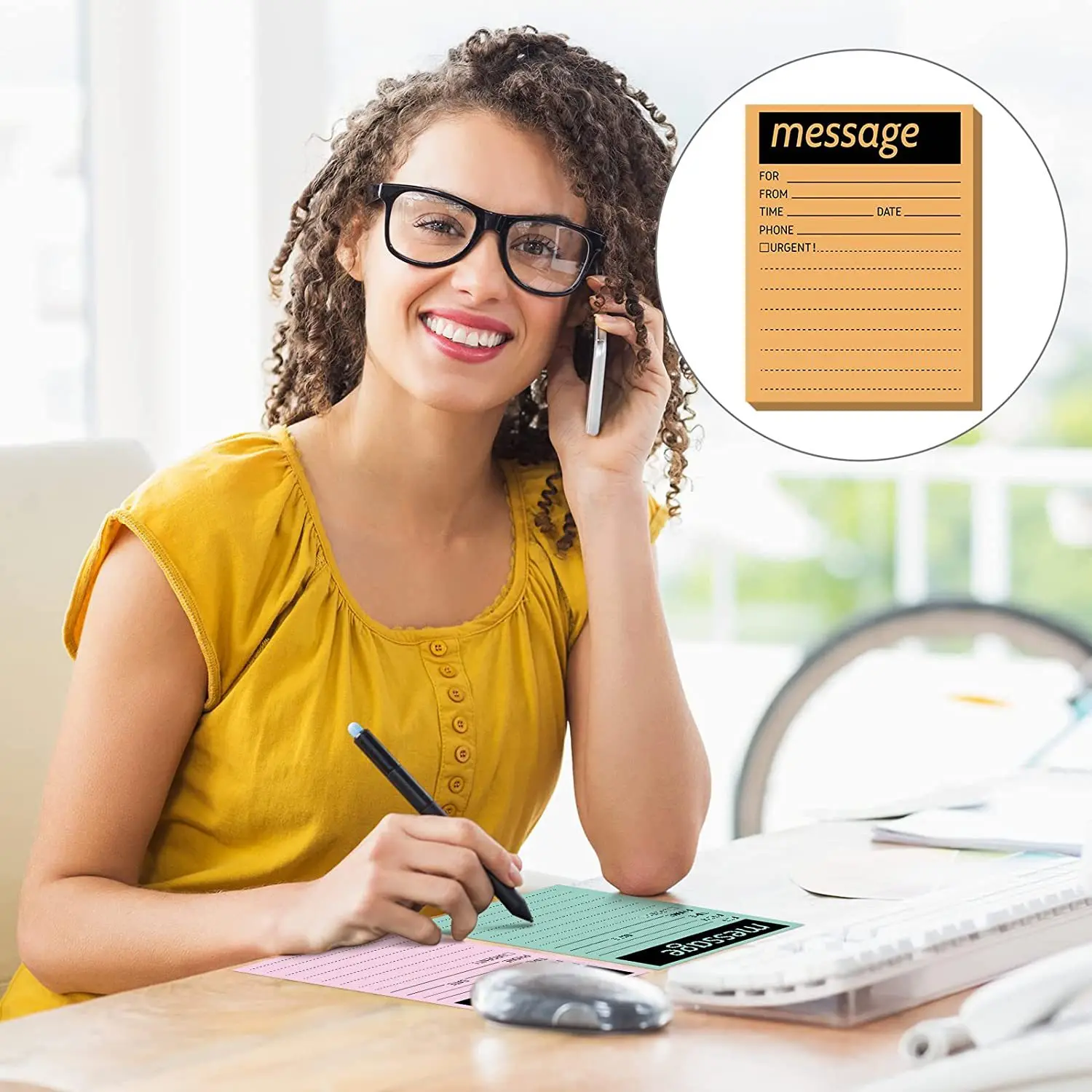 Sticky Notes Colorful Lined Self-stick Note 4x5 In Memo Pad For Office ...