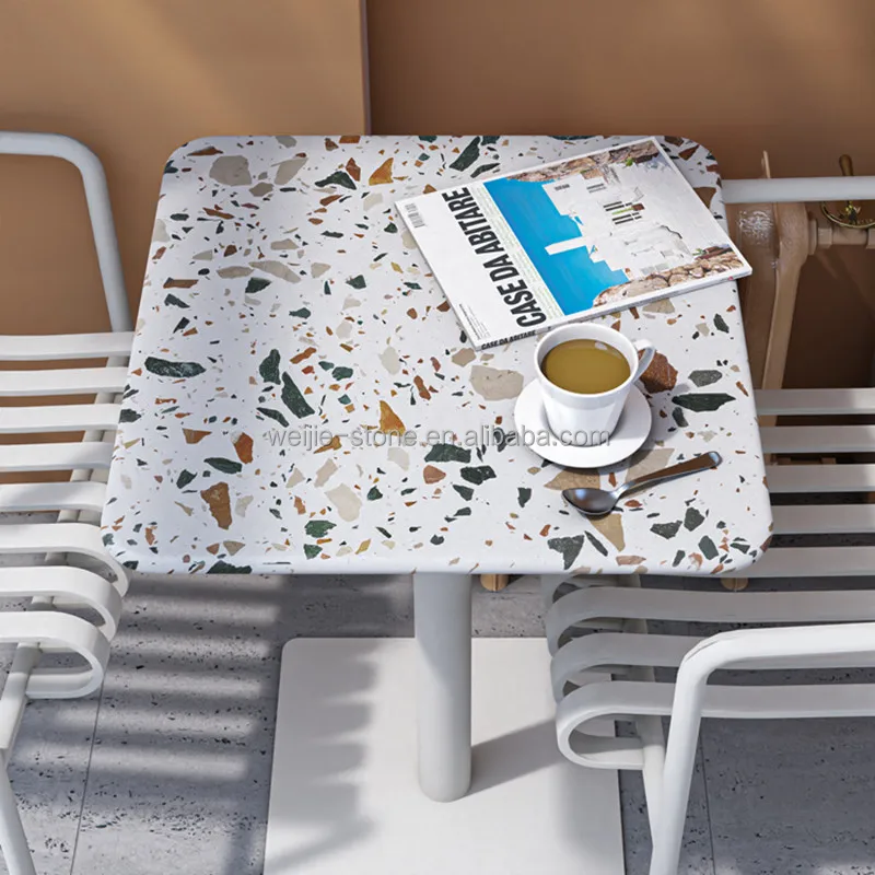 Modern Terrazzo Marble Furniture for Cafes & Restaurants