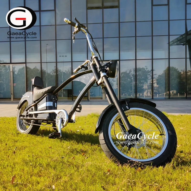 Gaeacycle Electric Chopper Bike - 48V 750W Motor Power