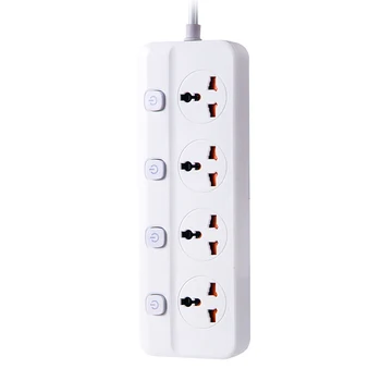 Universal Safety Multi-outlet Extension Socket Independent Control Ac ...