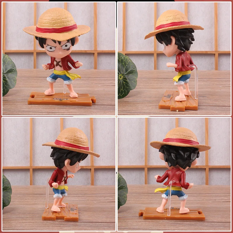Mini Figure Set: Anime Action Figures of Monkey D. Luffy & Roronoa Zoro ...