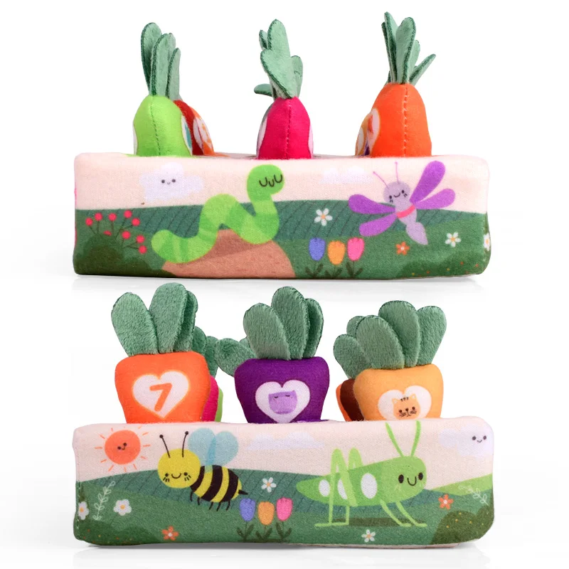 Simulation Radish Paradise Plush Toy Funny Lala Radish Children's ...